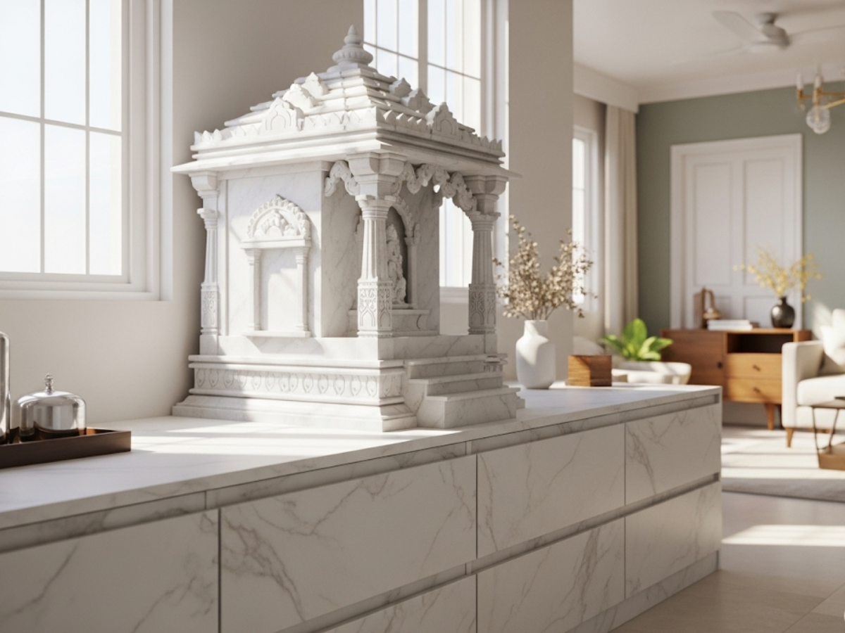 Top 10 Small Marble Mandir Designs for Flats & Apartments